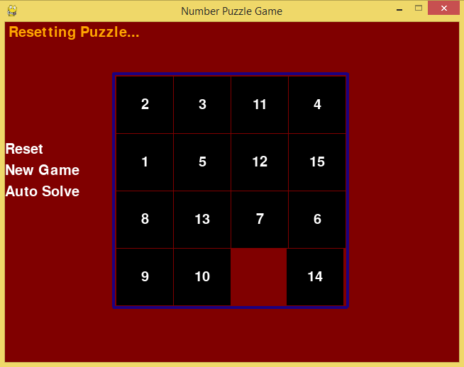 Simple Number Puzzle Game in Python Free Source Code | SourceCodester